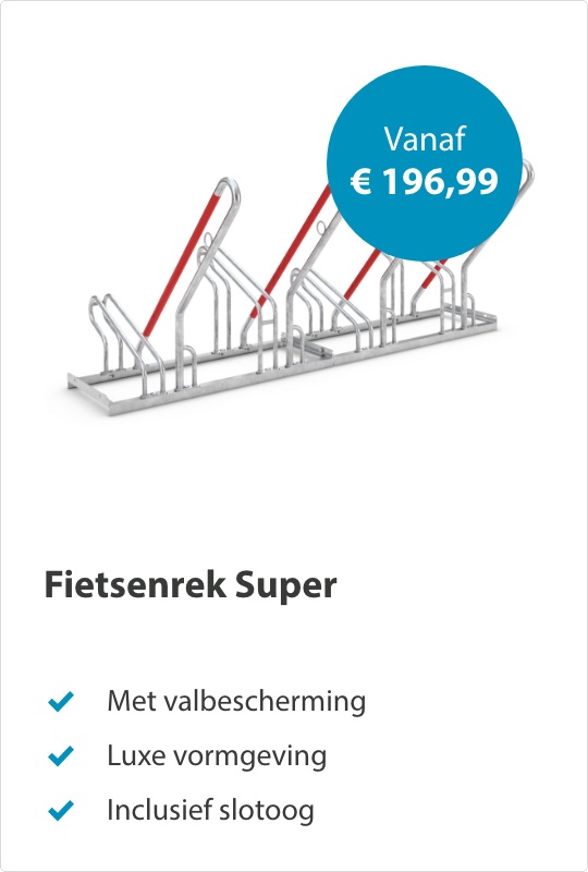 Fietsenrekken in vele types en maten | Fietsenrekkenhandel.nl